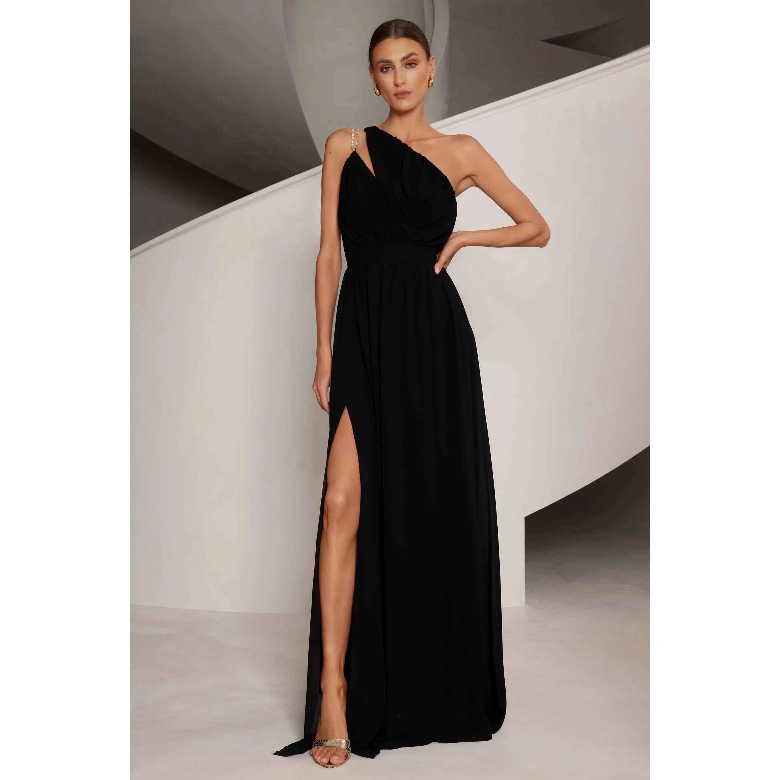 August Gown Black | Elle Zeitoune | at Alina Collctions Aus