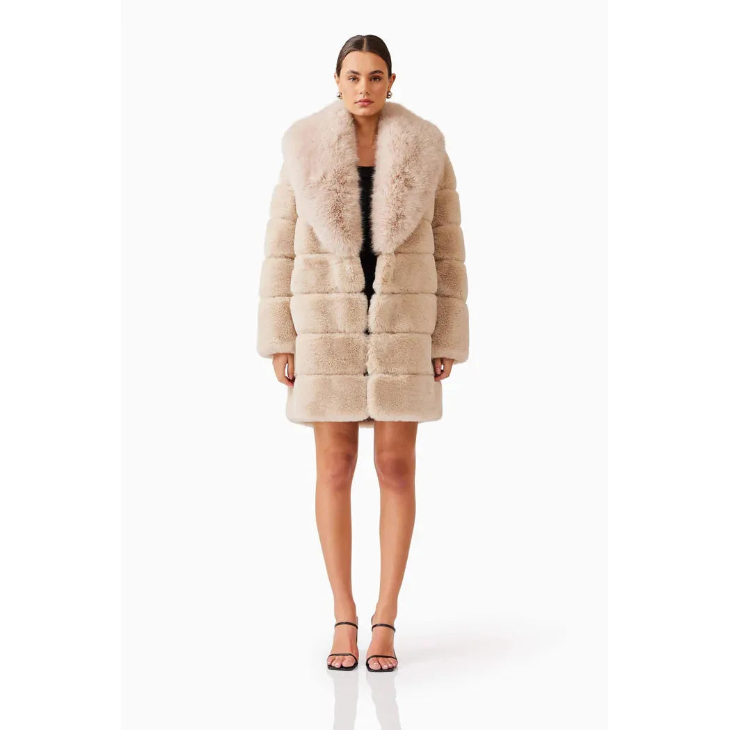 Keystone Faux Fur Coat | at Alina Collctions Aus